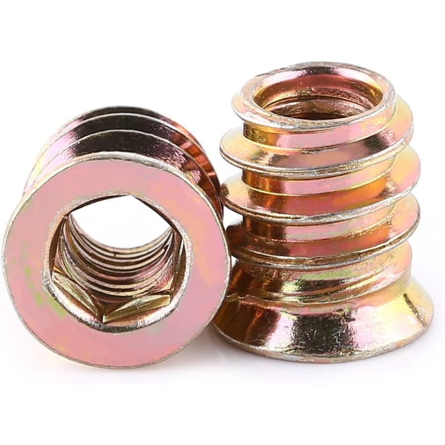 Set 20 Piulite mobilier, Otel carbon, Auriu - eMAG.ro