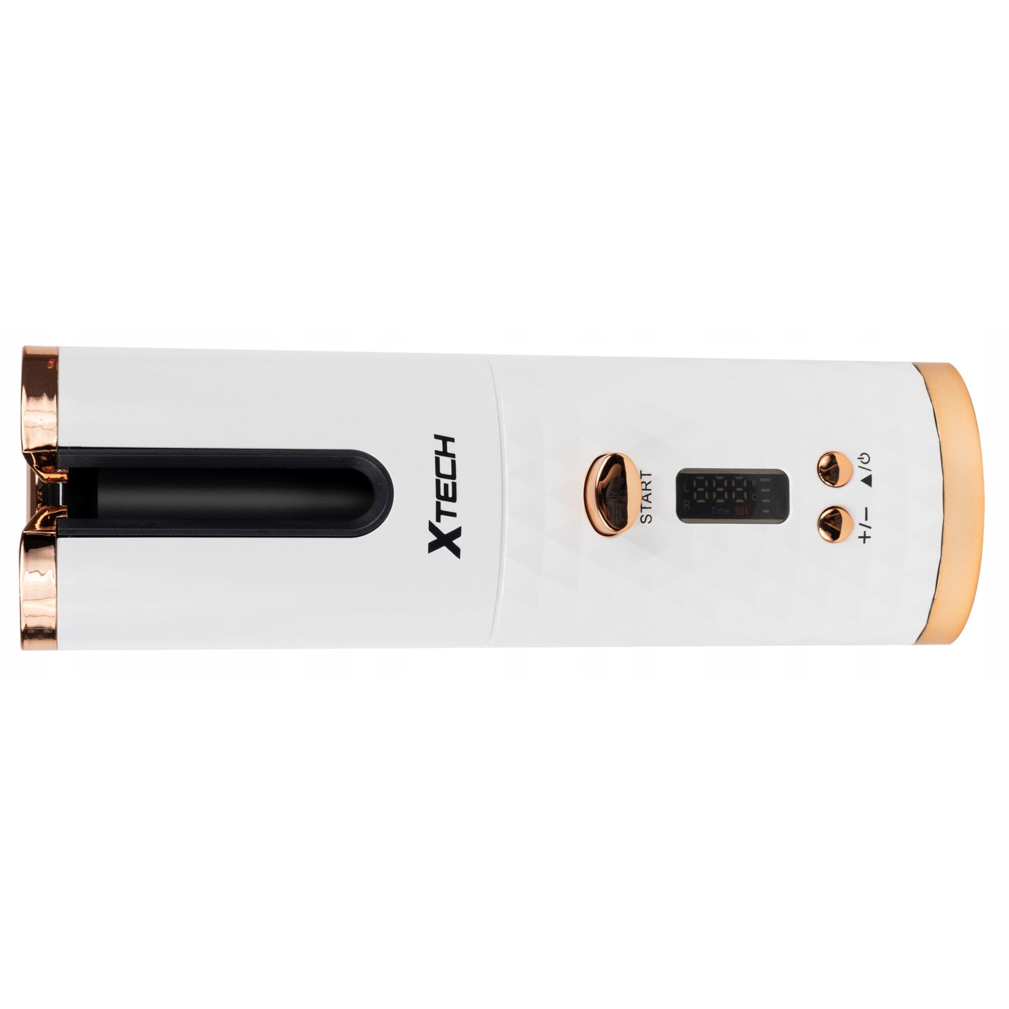 Маша за коса, Xtech, Автоматична, Керамична, 200 градуса, Бяла/Златна - eMAG.bg