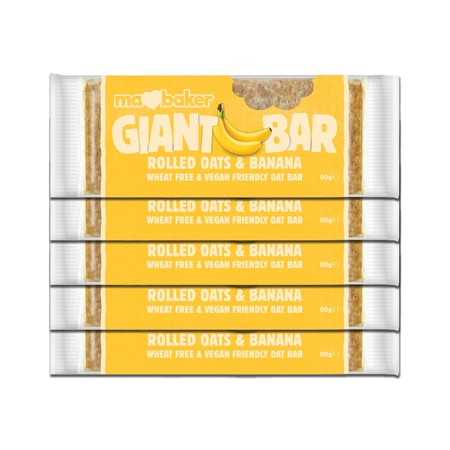 Baton din Ovaz cu Banane MA BAKER 90g, 5 buc - eMAG.ro