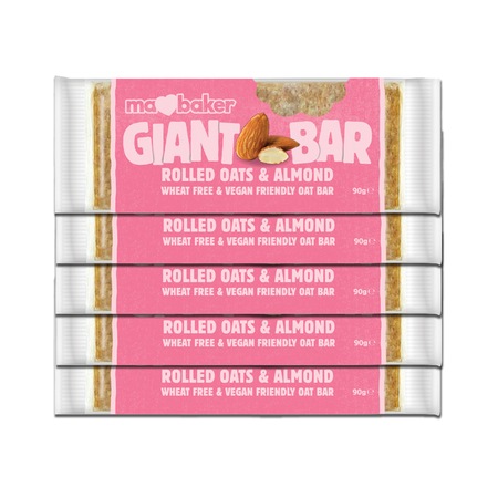 Baton din Ovaz cu Migdale MA BAKER 90g, 5 buc - eMAG.ro