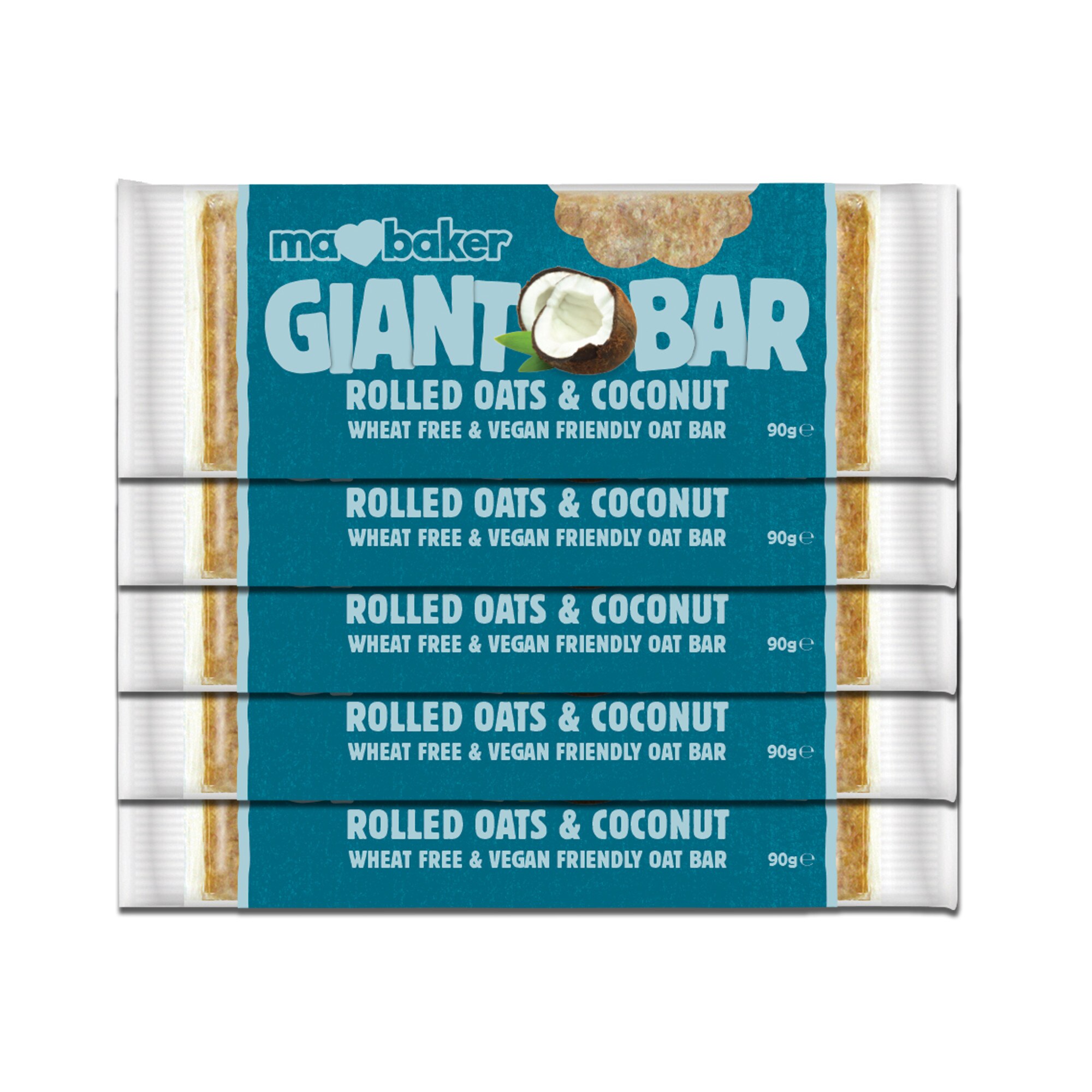 Baton din Ovaz cu Cocos MA BAKER 90g, 5 buc - eMAG.ro