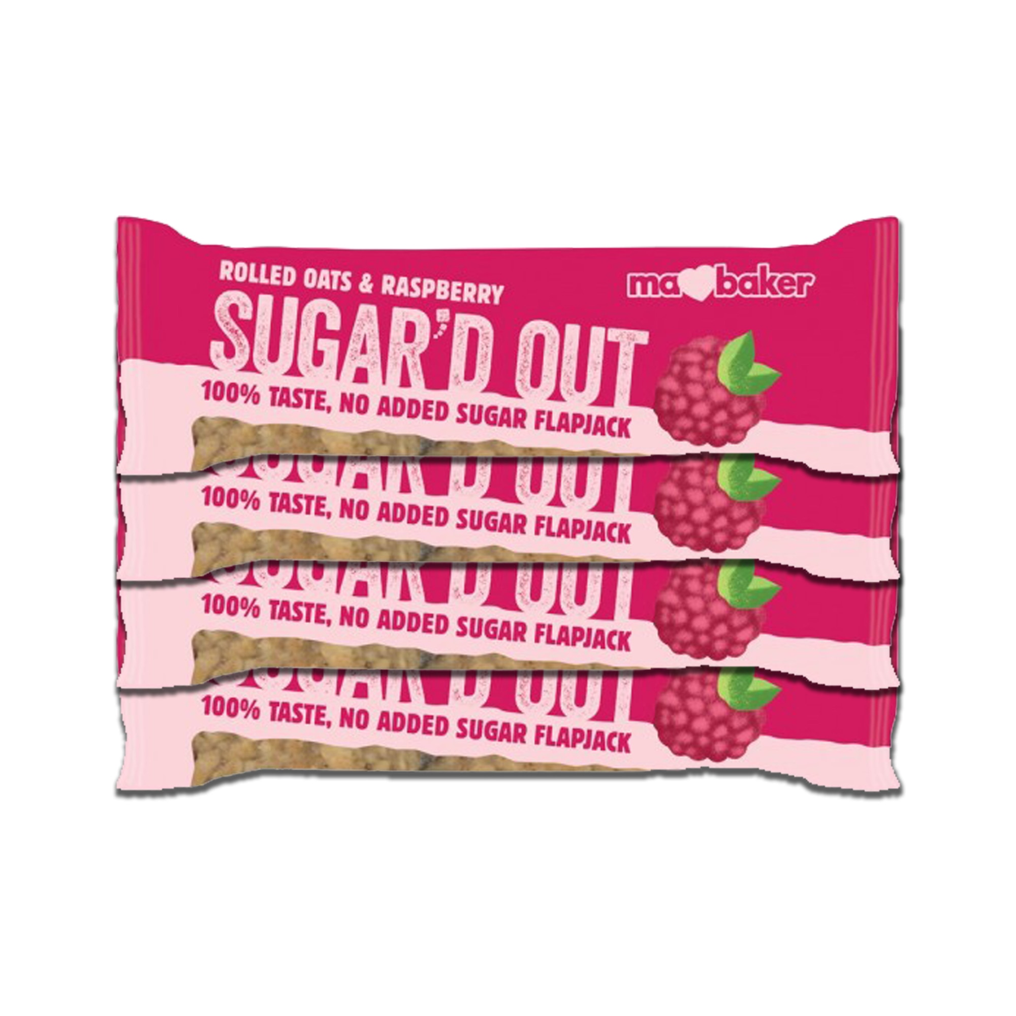 Baton din Ovaz cu Zmeura Fara Zahar MA BAKER 50g, 4 buc - eMAG.ro