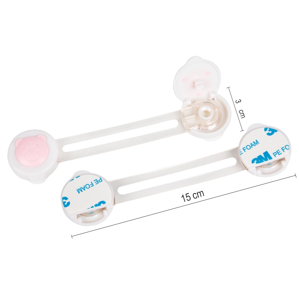 Set 6 Sigurante Usi Copii, Blocheaza Sertare, Frigider, Congelator, Adeziv Puternic 3M, Sistem ...