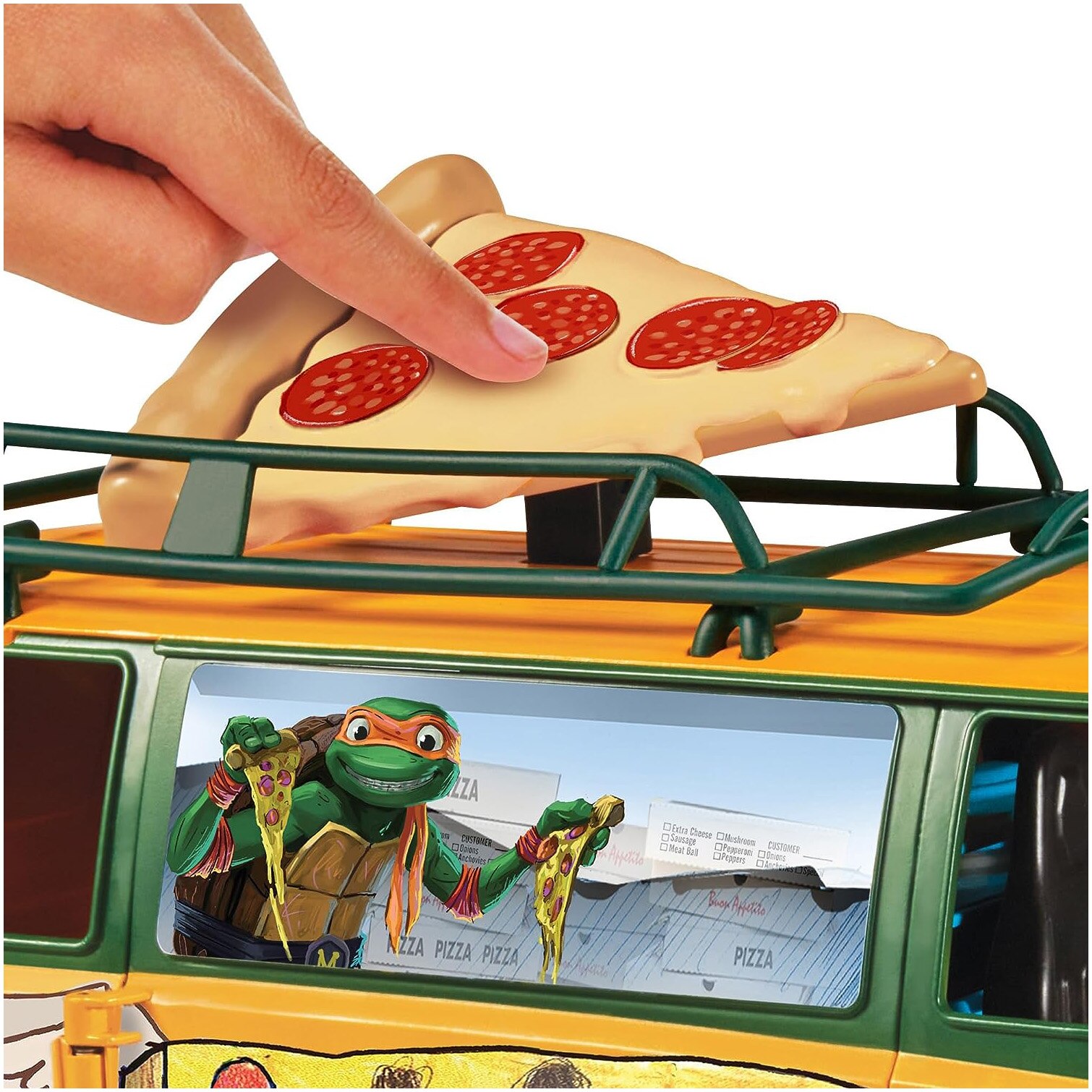 Masinuta Teen Mutant Ninja Turtles - Pizza Van - eMAG.ro