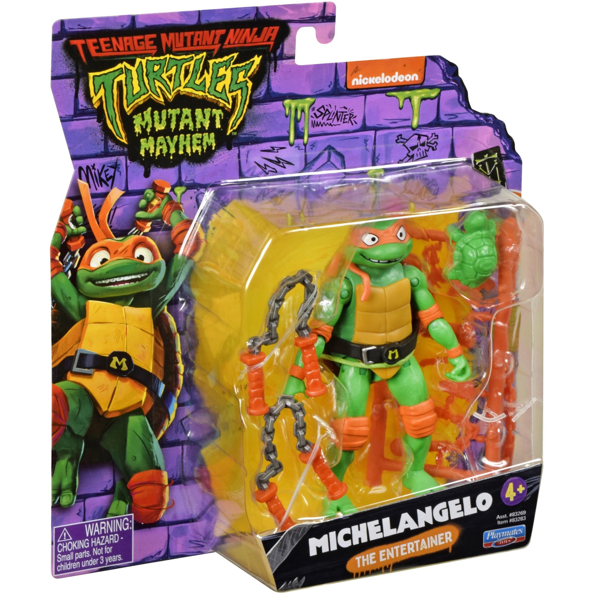 Figurina Teen Mutant Ninja Turtles - Michelangelo, 11 cm - eMAG.ro