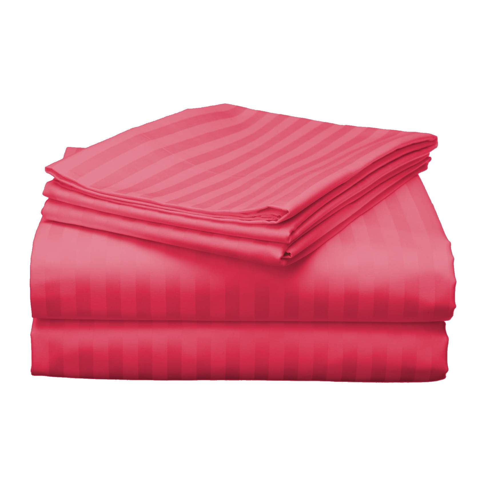 Cearsaf de pat dublu king size Damasc Policoton dunga 1 cm, 230 x 260 ...