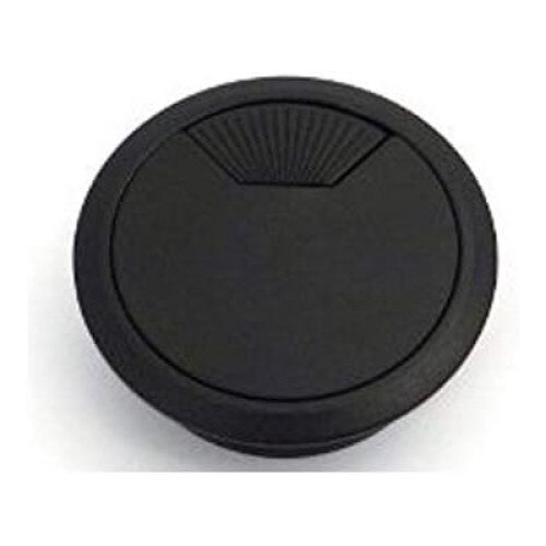 Set 2 capace mascare cabluri birou, Plastic, 60 mm, Negru - eMAG.ro