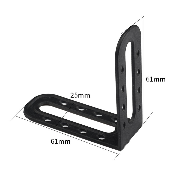Set 25 coltare pentru nivelare gresie/faianta, Plastic, Negru - eMAG.ro
