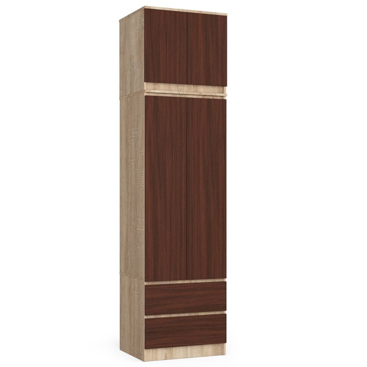 Dulap cu extensie, Akord Furniture Factory, Pal, 51 x 60 x 234 cm ...