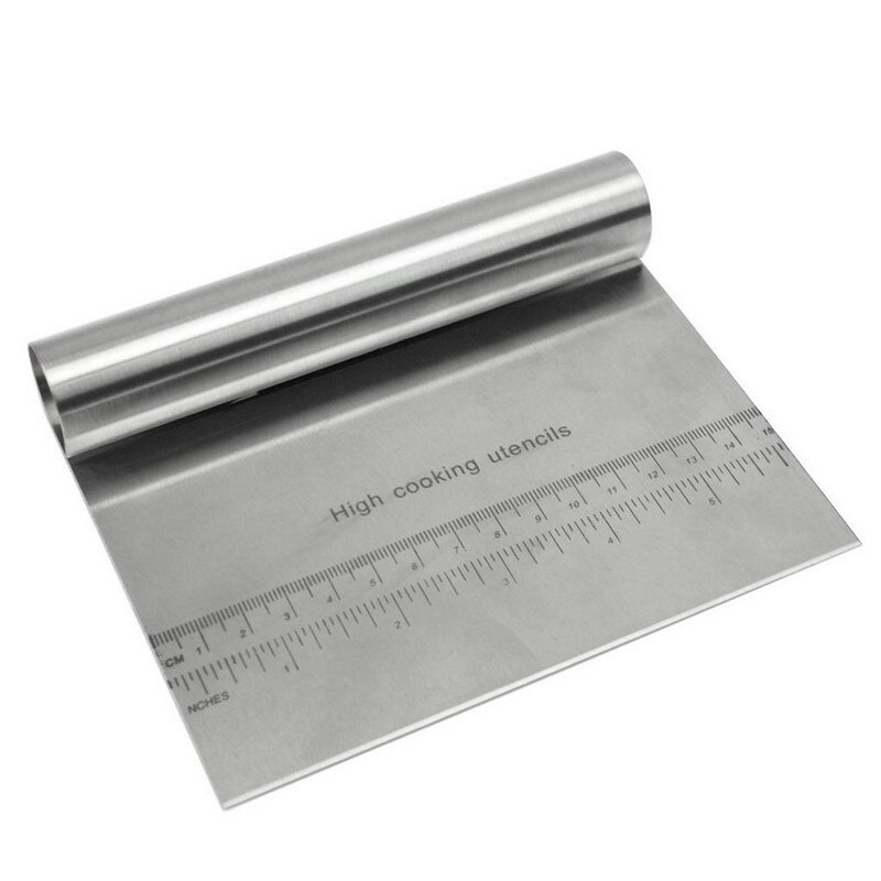 Racleta pentru aluat, Sunmostar, Inox, 15 x 11.5 cm, Argintiu - eMAG.ro