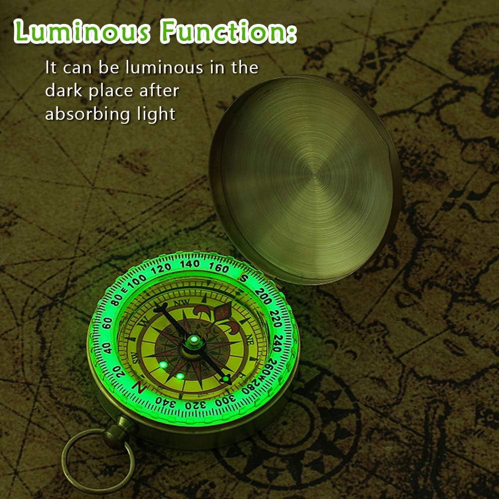 Busola vintage, Jormftte, Cupru, Auriu - eMAG.ro