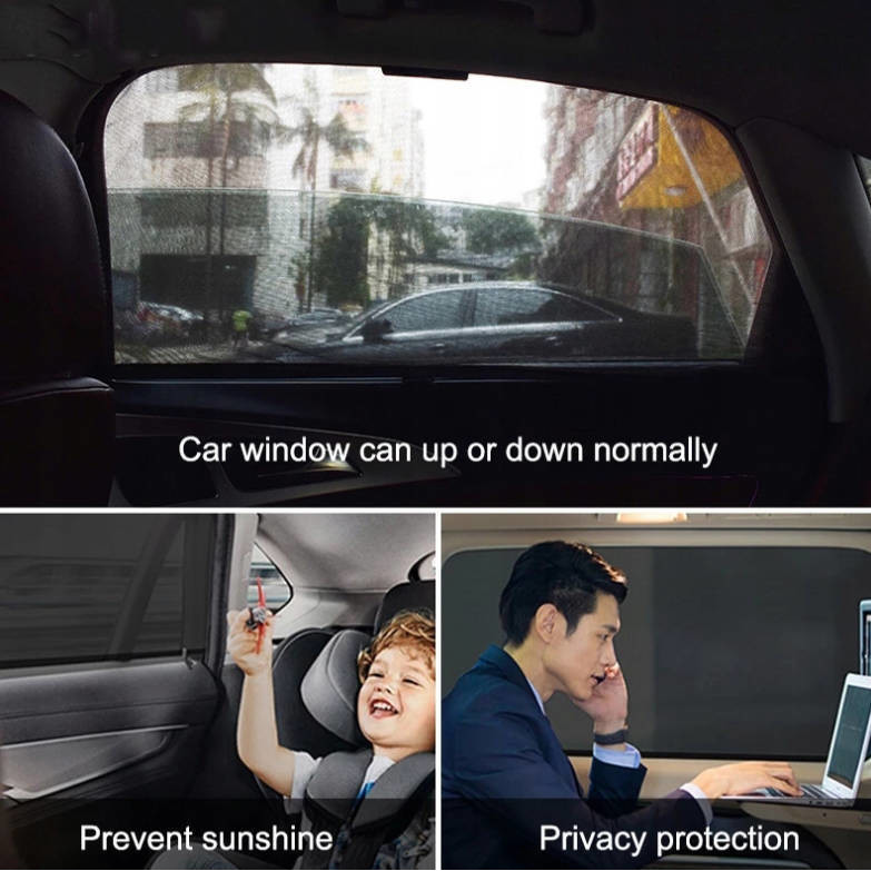 Set 2 parasolare auto, Negru - eMAG.ro