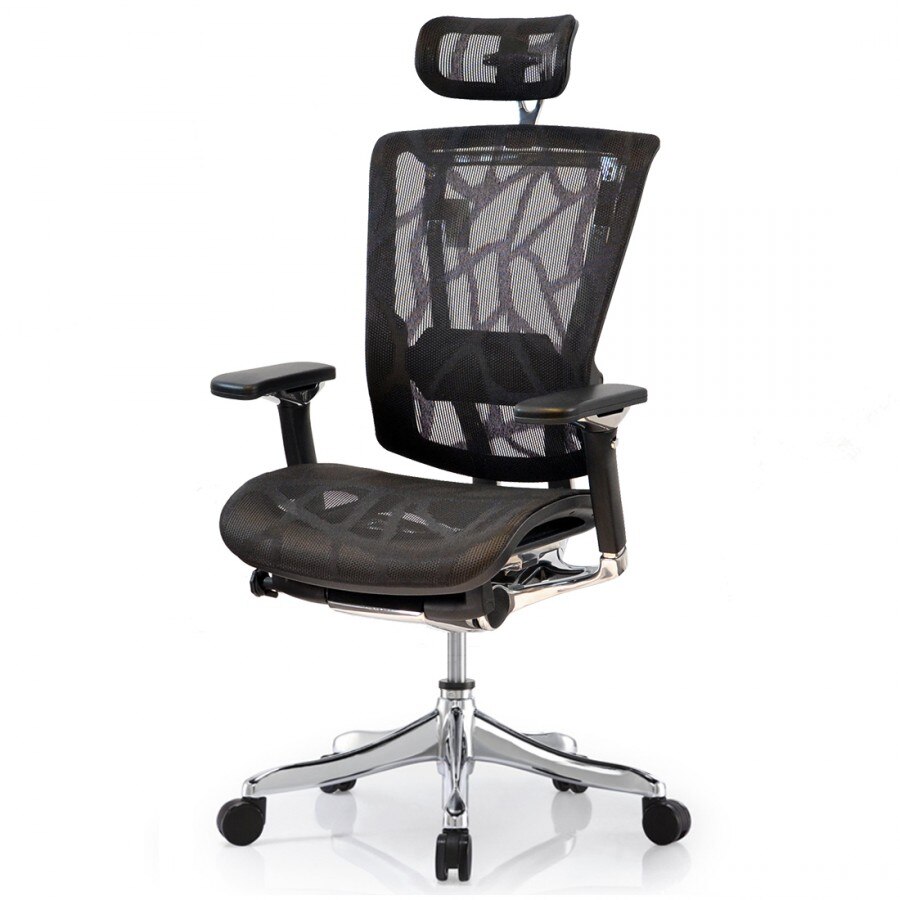 Scaun Ergonomic NEFIL LUXURY, ZB Black Mesh - eMAG.ro