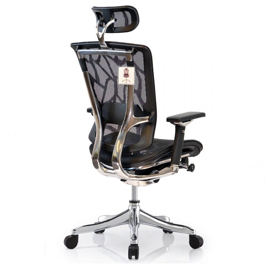 Scaun Ergonomic NEFIL LUXURY, ZB Black Mesh - eMAG.ro