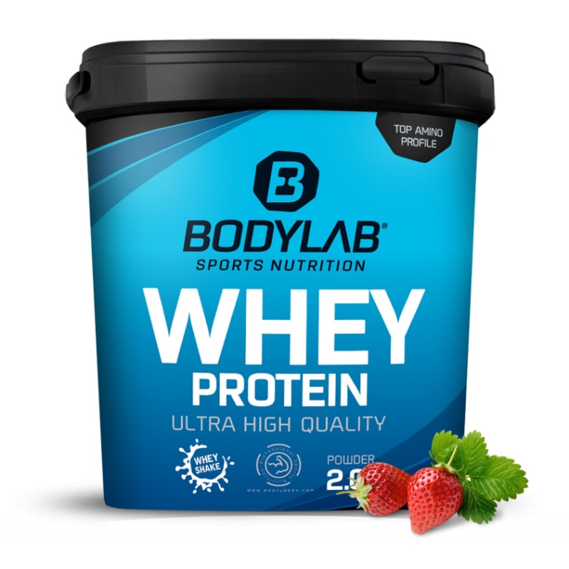 Whey Protein, Bodylab24, 2000 g, capsuni - eMAG.ro
