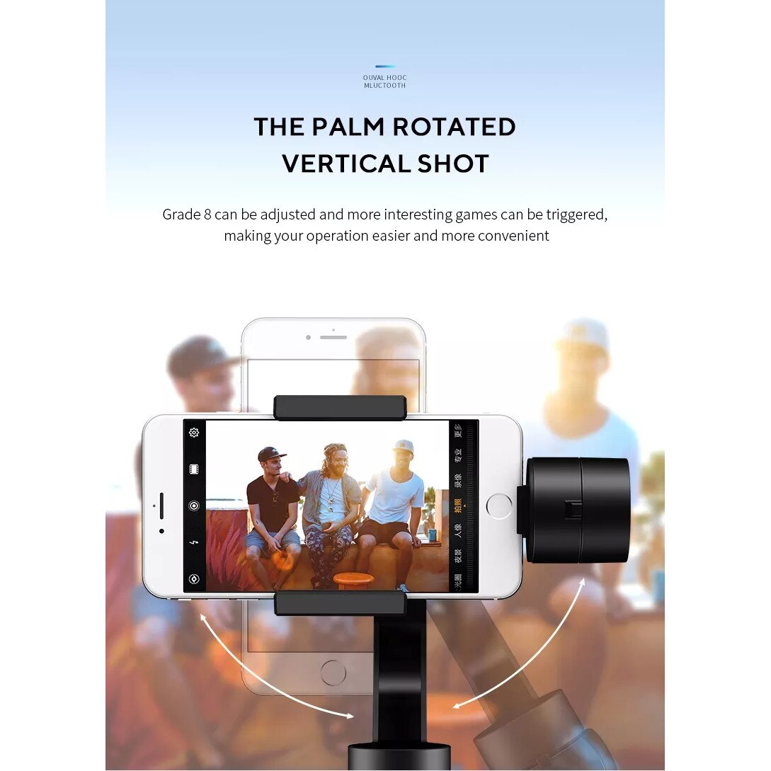 Stabilizator Pentru Telefonul Mobil Pe 3 Axe, 3200 mAh, Unghi Rotatie ...