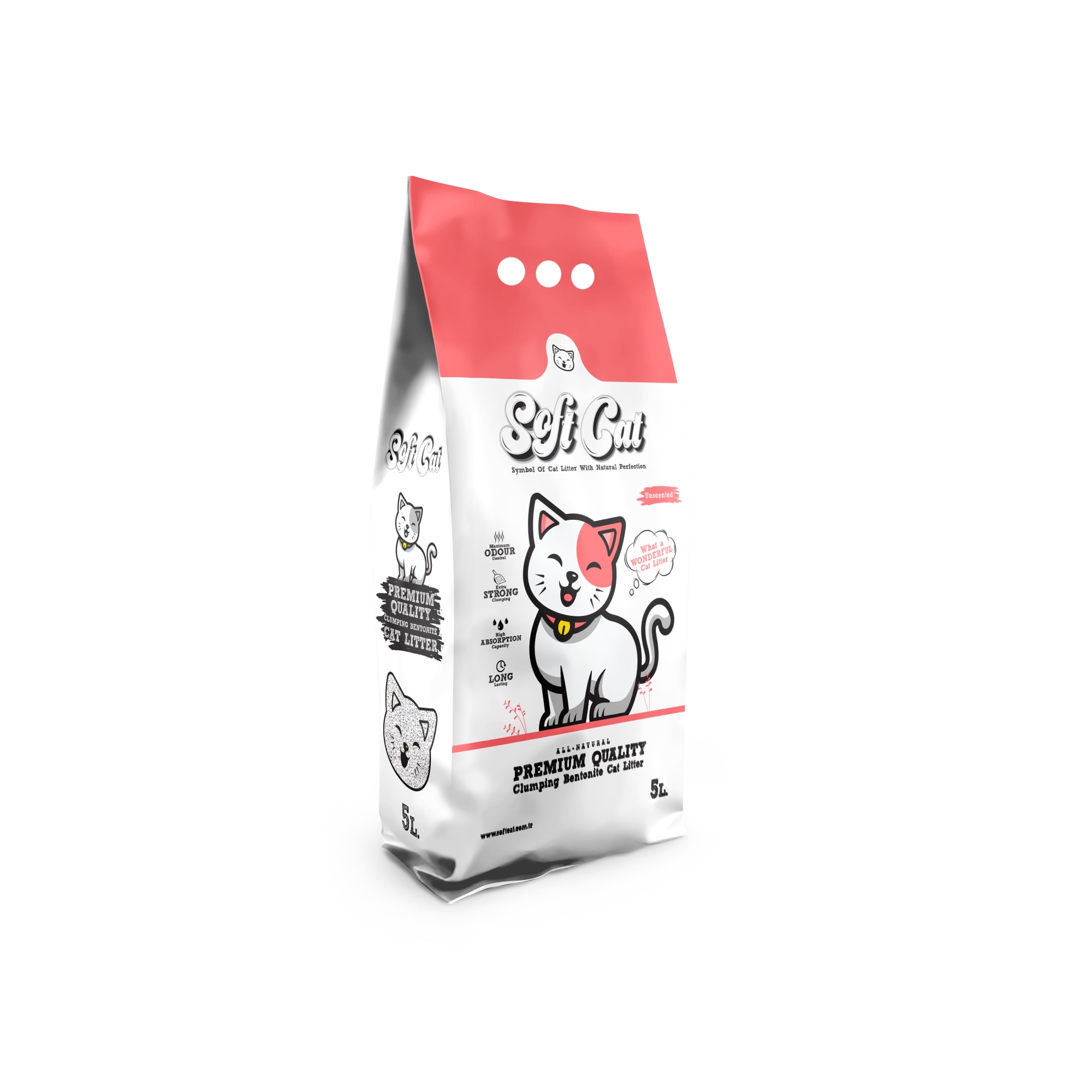 Asternut Pisica Alba Softcat 5LT fara aroma Natural - eMAG.ro