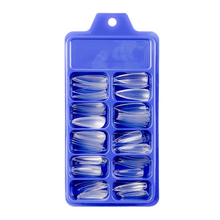 Set 100 tipsuri Sela stiletto Transparent - eMAG.ro