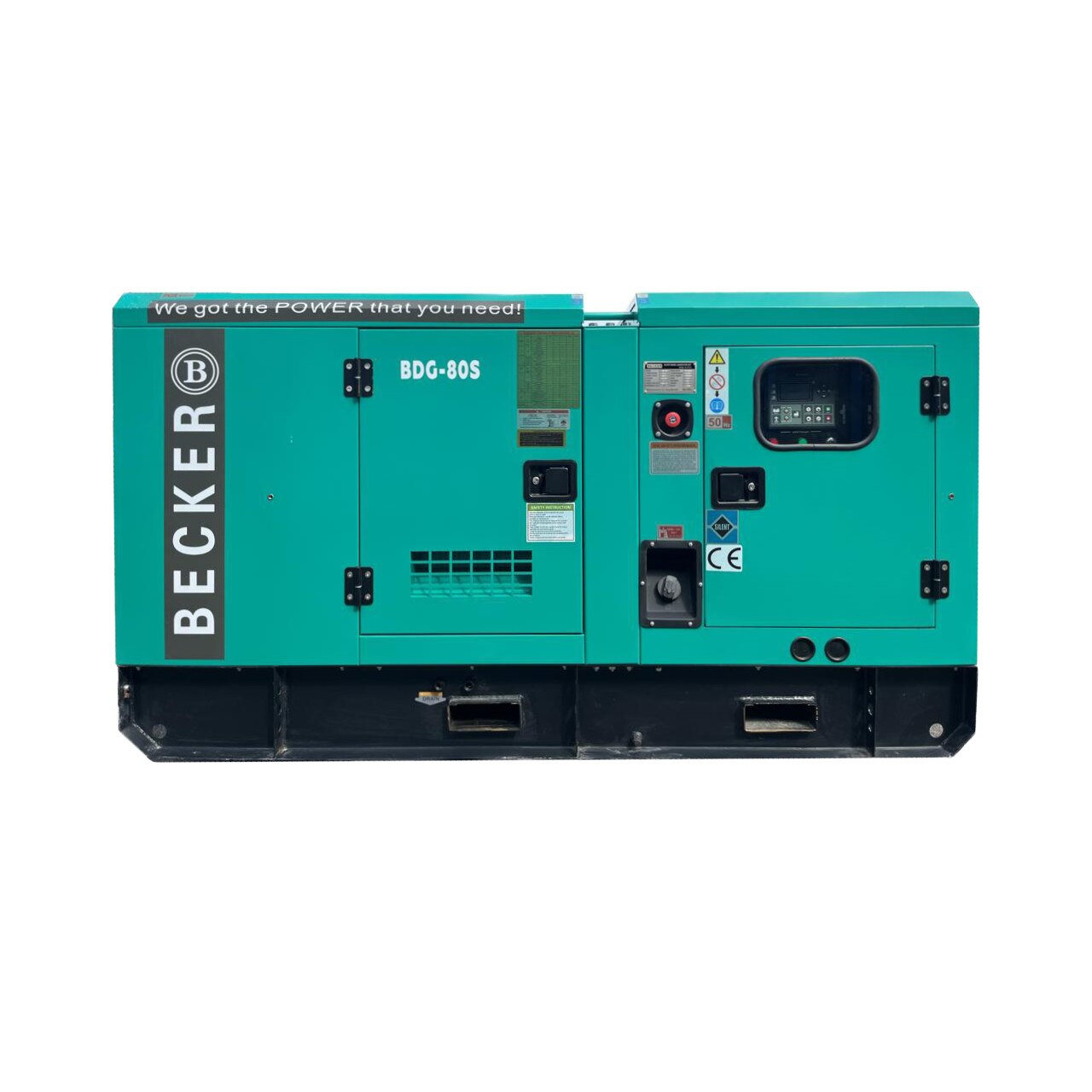 Set Generator de curent electric, Diesel, Becker BDG-80S, 80 kVA / 64 ...
