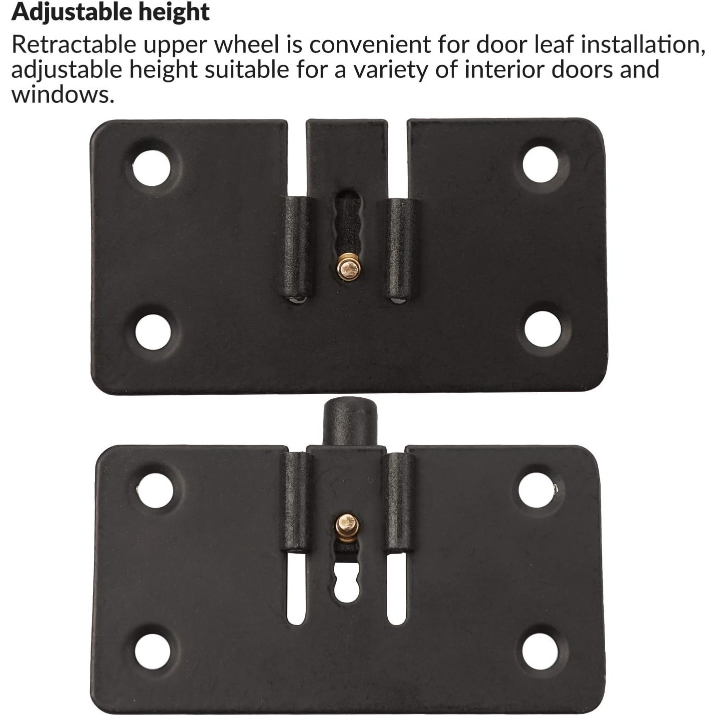 Set 2 roti pentru usi glisante, Sunmostar, Nailon, 30 mm, Negru - eMAG.ro