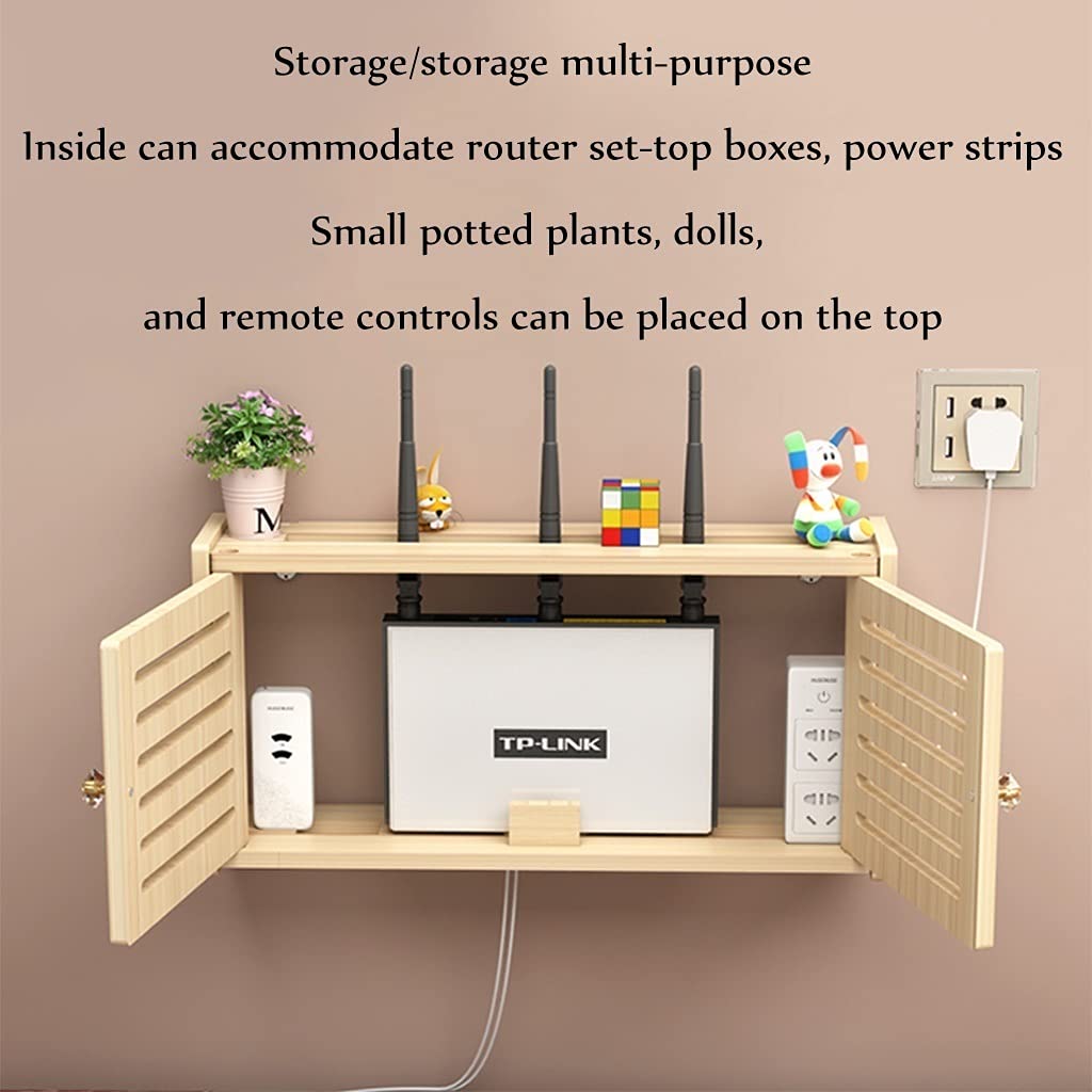 Raft Suport Router Wireless DIGZ™ pentru mascare fire si echipament WI ...