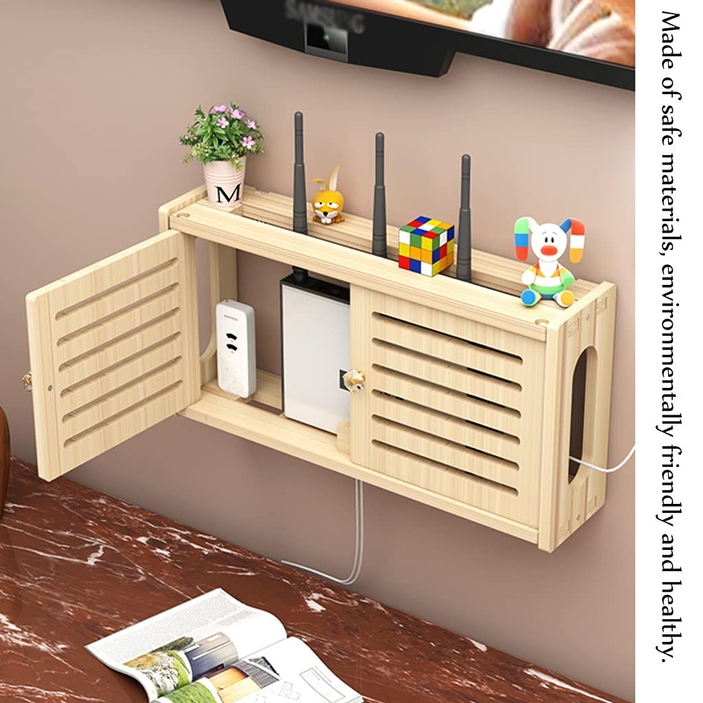 Raft Suport Router Wireless DIGZ™ pentru mascare fire si echipament WI ...