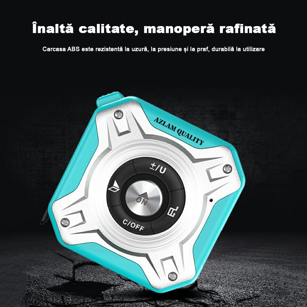 Ruleta Profesionala de Masurare cu Laser, 3 in 1, Banda masurare 5 m ...