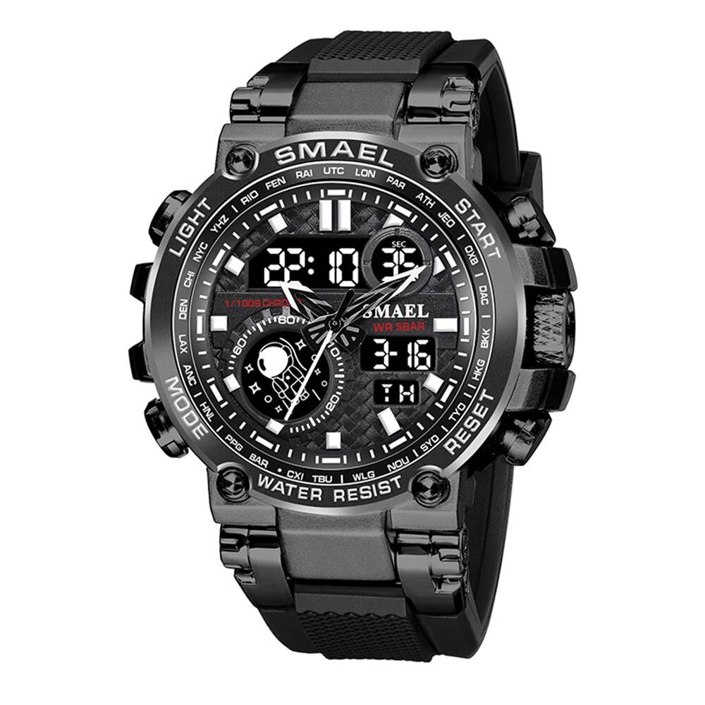 Ceas barbatesc Casual View, Dual Time, Afisaj Digital Analog ...