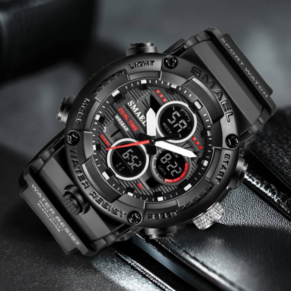 Ceas barbatesc Sport Suncoast, Dual Time, Afisaj Digital Analog ...