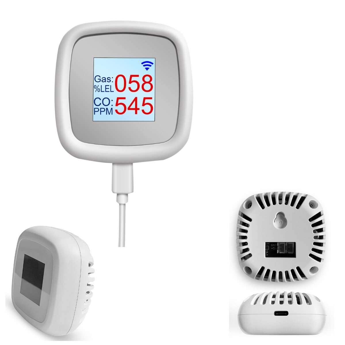 Wifi детектор за теч на газ съвместим с Tuya и Smartlife 1 4 Tft Lcd