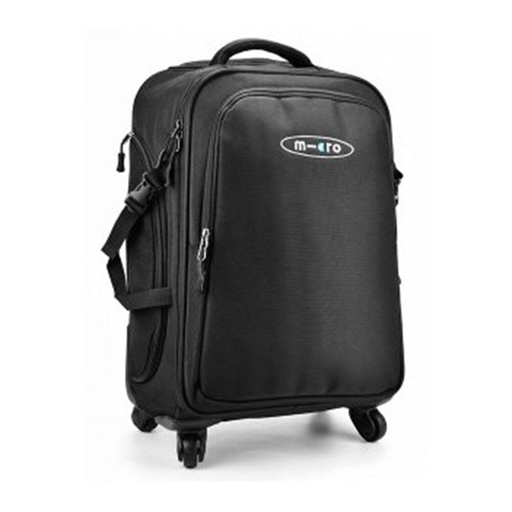 Rucsac cu roti, Micro, poliester, 55x35x25 cm, negru - eMAG.ro