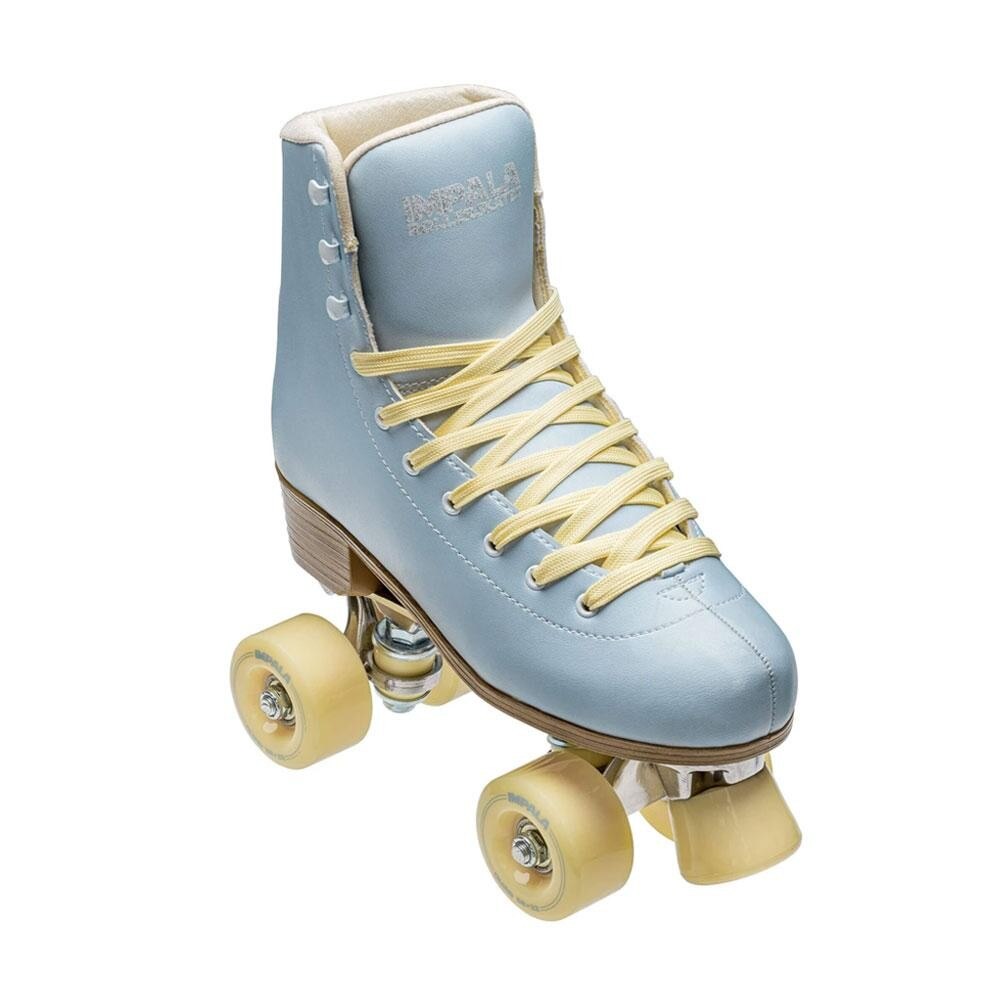 Patine cu rotile Impala, Albastru/Galben, 38 - eMAG.ro