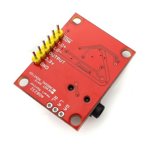 Senzor Monitorizare Ritm Cardiac Robofun Modul Ecg Ad8232 Masurarea