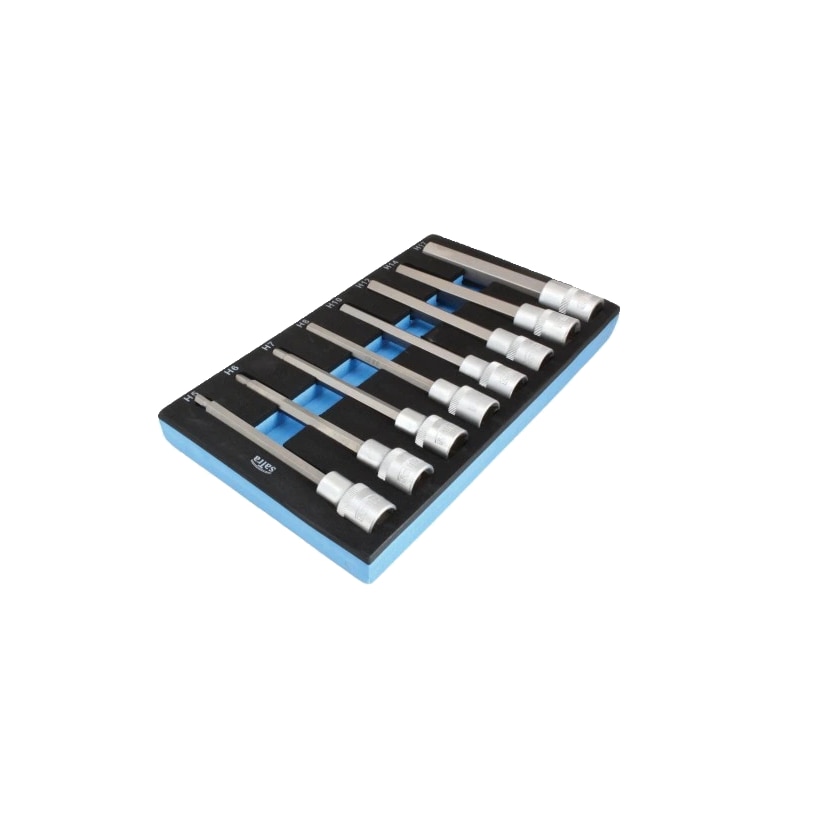 Trusa chei hexagonale, tip imbus, H5 - H17 1/2", 8 piese, Satra - eMAG.ro
