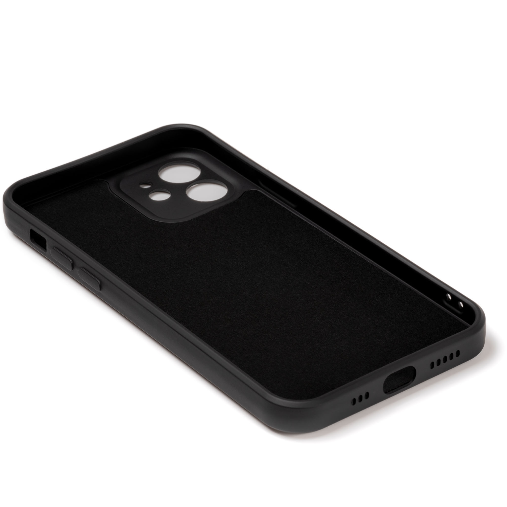 Husa pentru iPhone 12 ZAFIT®, cu incarcare Magsafe, Silicon, Negru ...