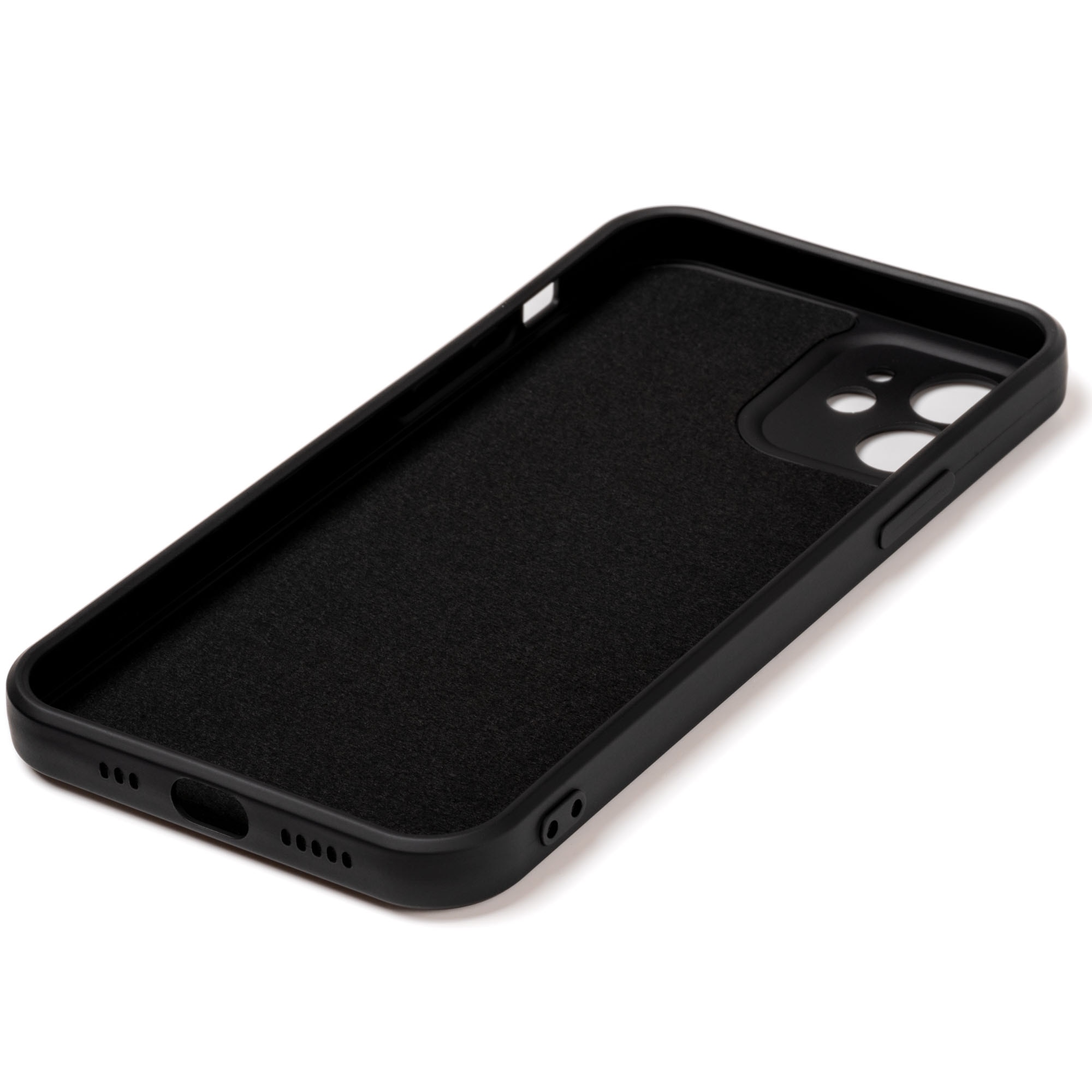Husa pentru iPhone 12 ZAFIT®, cu incarcare Magsafe, Silicon, Negru ...