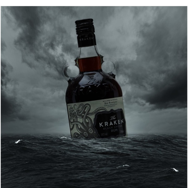 Rom Kraken Black Spiced, 40%, 1l - eMAG.ro