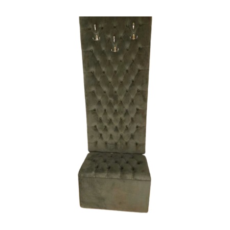 Set cuier si lada de depozitare tapitate, R&M, gri antracit, 80*200*6 ...