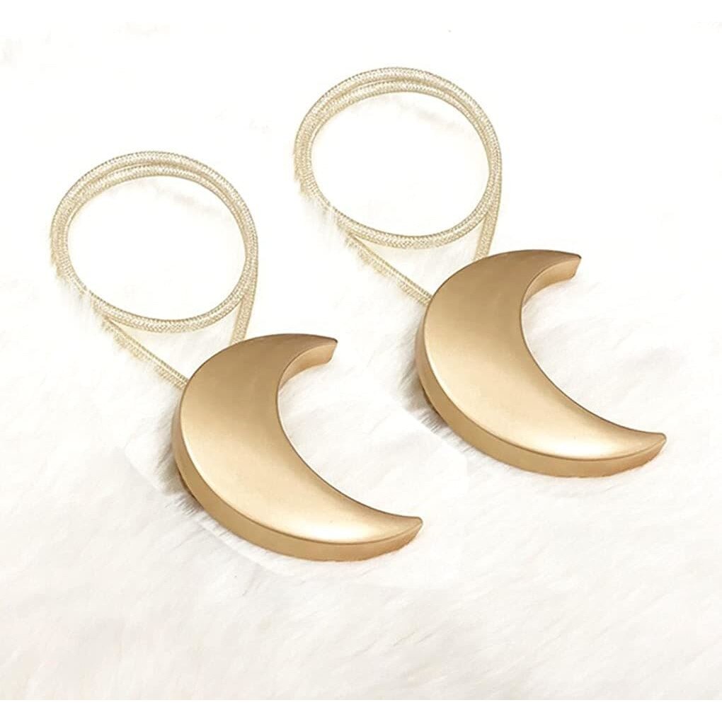 Set 2 cleme de prindere perdele, Metal, Auriu - eMAG.ro