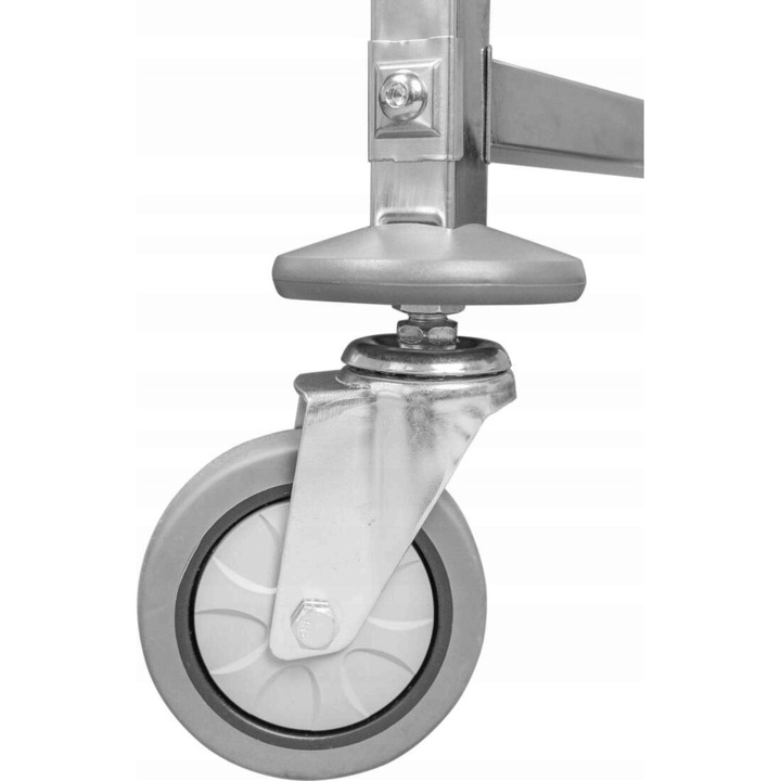 Carucior pentru chelner, Technica, Inox, 2 rafturi - eMAG.ro