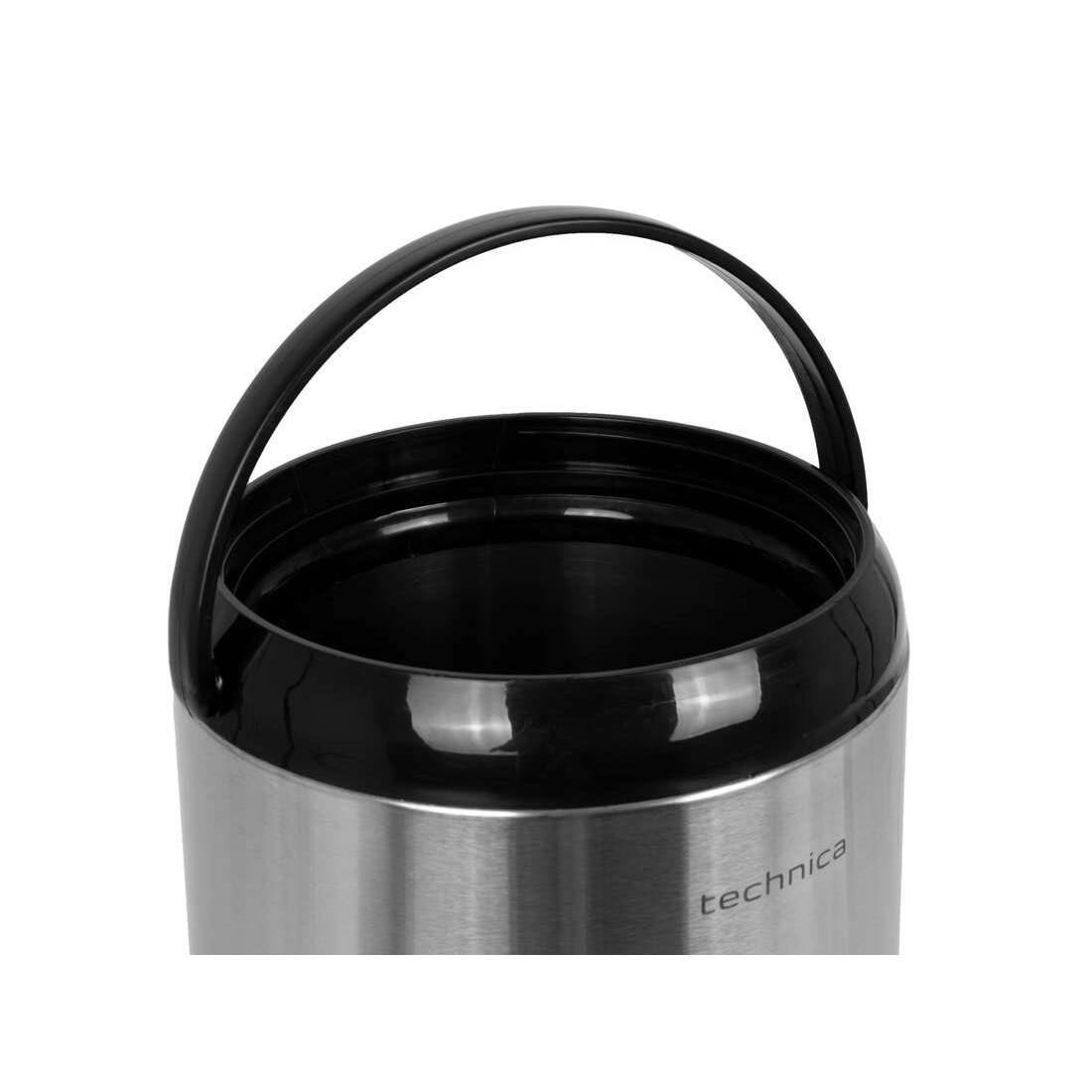 Termos catering, TECHNICA, Inox,12l, Argintiu/Negru - eMAG.ro