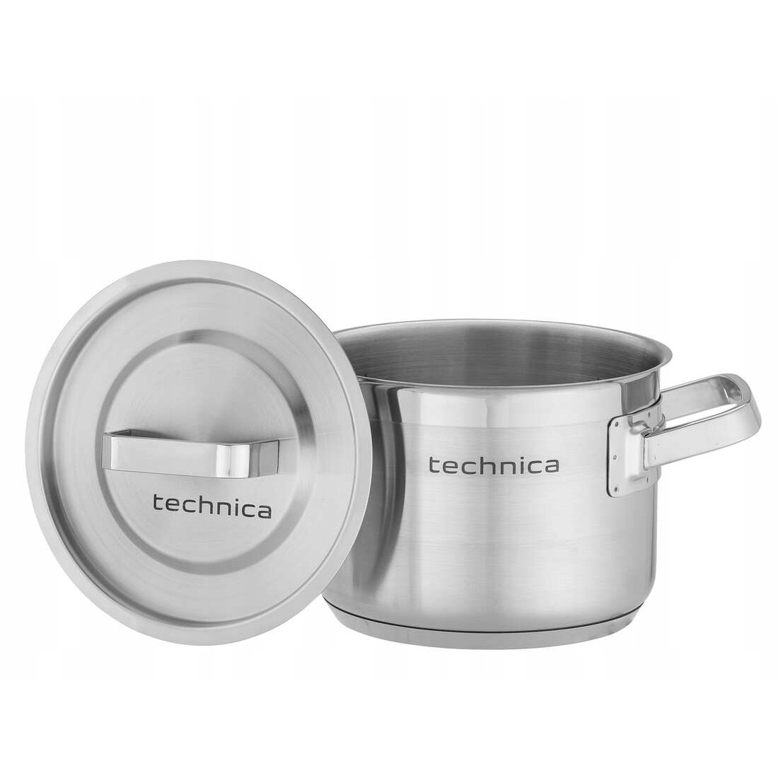 Oala cu capac, Technica, Inox, 2.4l, Argintiu - eMAG.ro