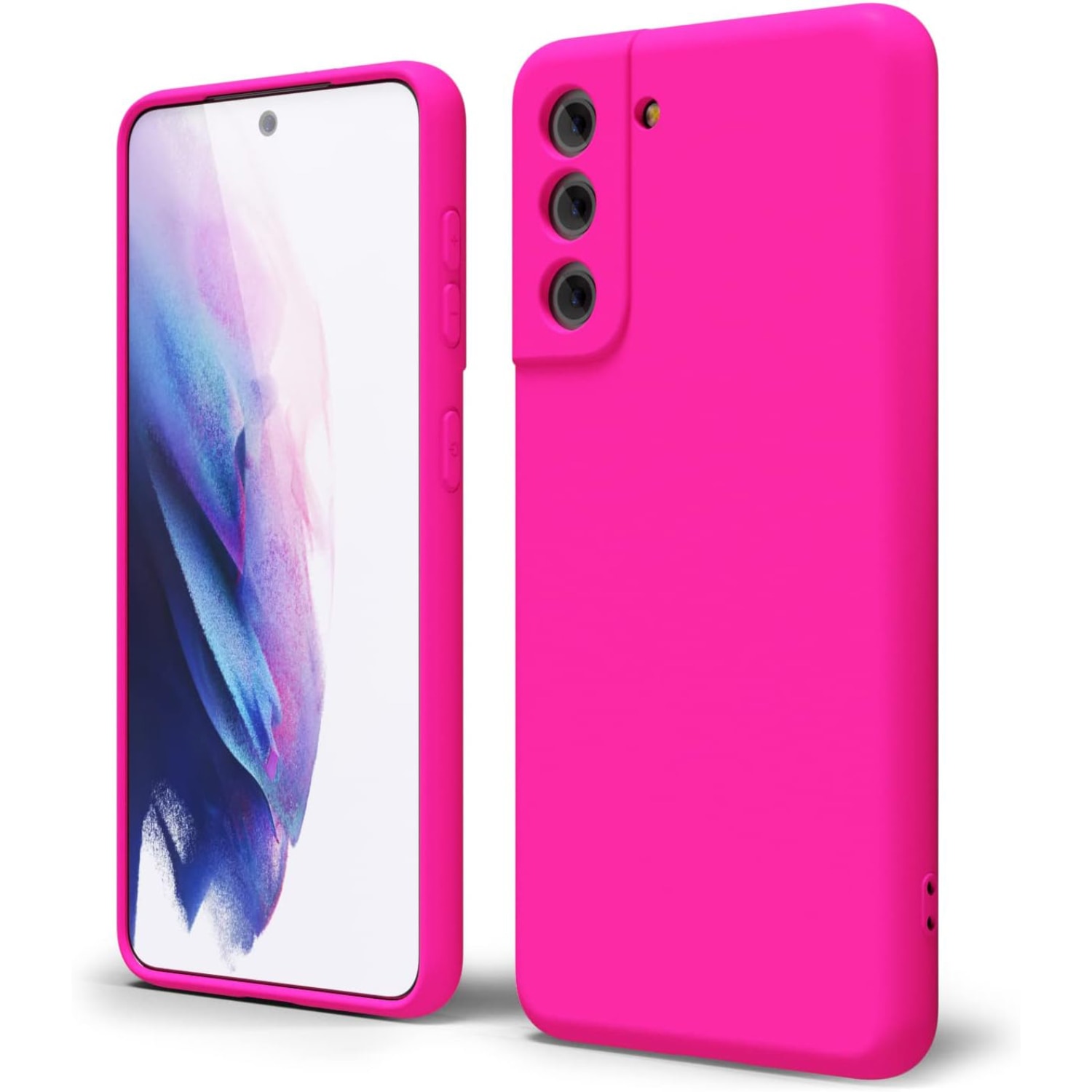 Husa Premium Silicon Soft pentru Samsung S21 FE, Ultra Slim, Protectie ...