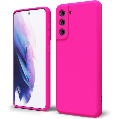 Husa Premium Silicon Soft pentru Samsung S21 FE, Ultra Slim, Protectie ...