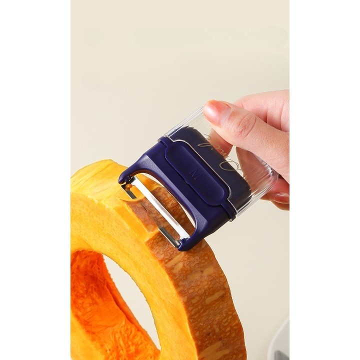 Curatator manual de legume si fructe, Flippy, portabil, cu magnet, doua ...