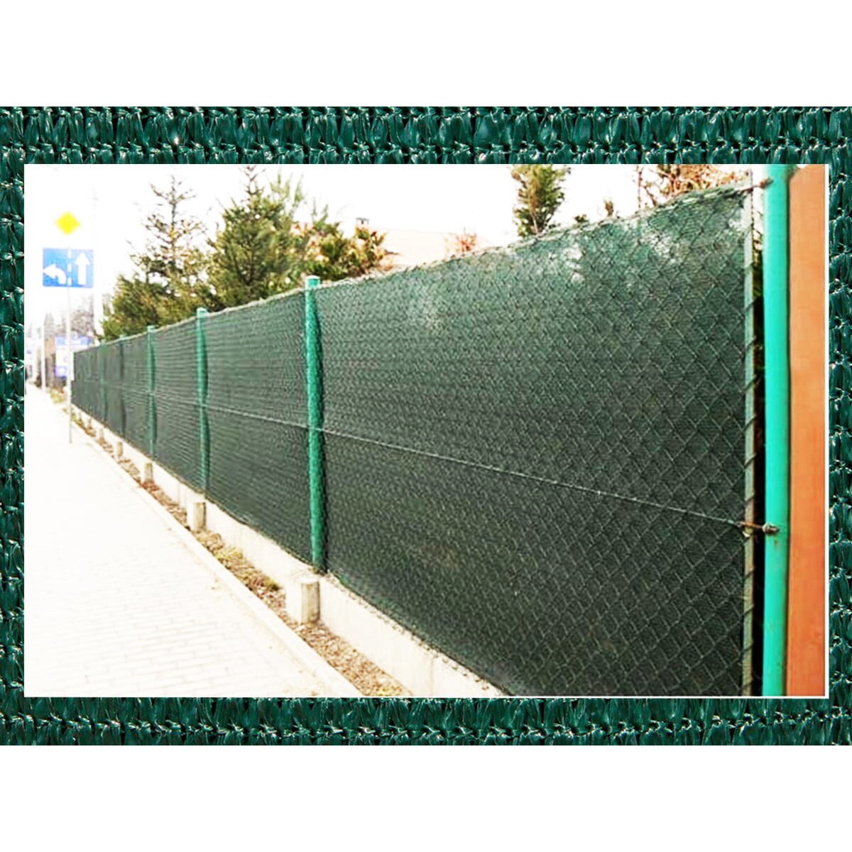 Plasa de umbra, Iglaco, Plastic, 2 x 1 m, Camuflaj 40%, Verde - eMAG.ro
