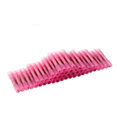 Set 50 tuburi termocontractabile, 37.3 mm, 19A, Rosu - eMAG.ro