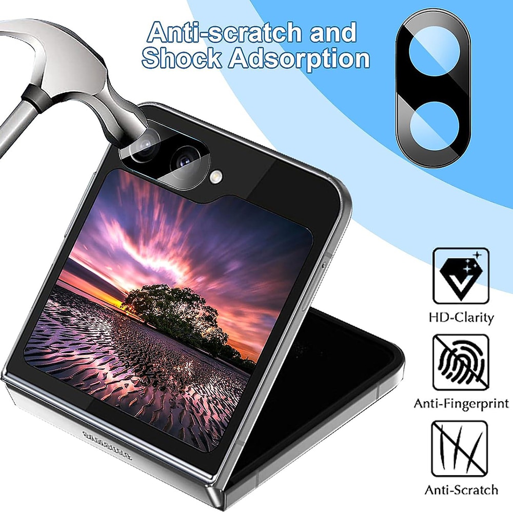 Protectie camera pentru Samsung Galaxy Z Flip 5 negru - eMAG.ro