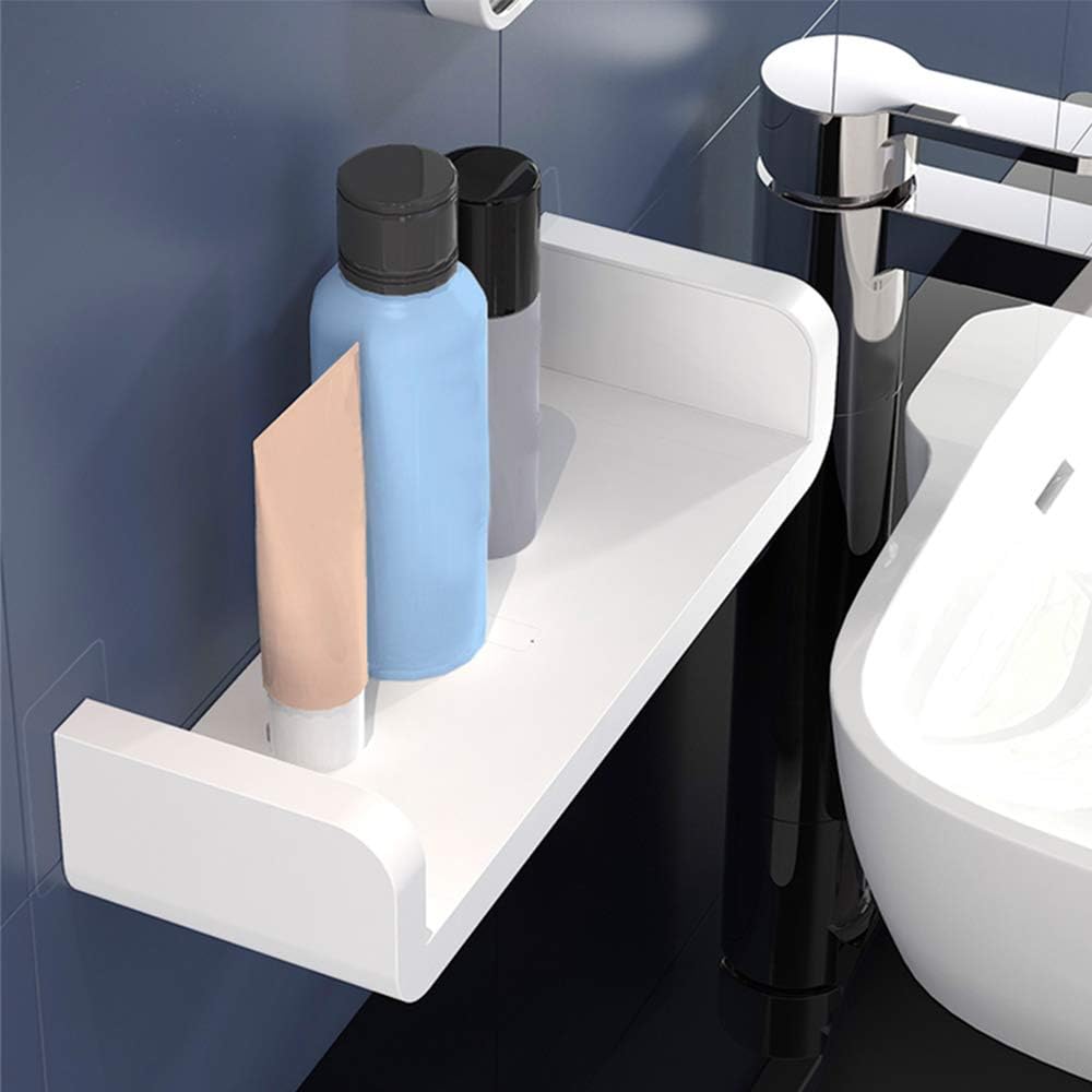 Rafturi de baie, Plastic, Ventuza, Alb - eMAG.ro