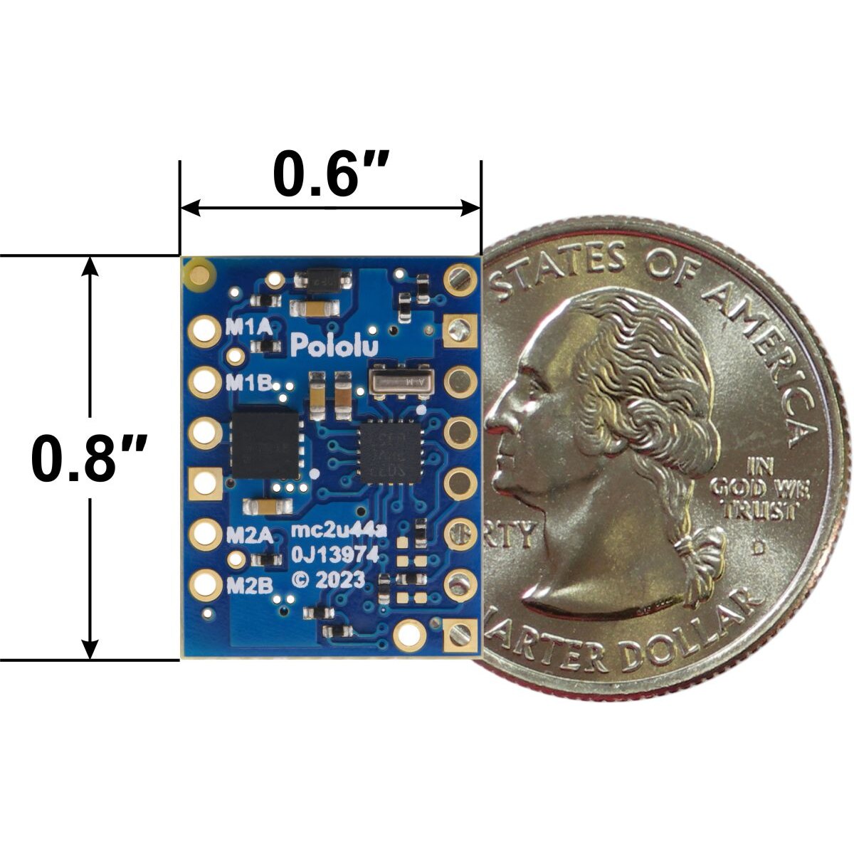 Контролер на мотор, Pololu, Motoron M2U550, двоен сериен контролер, I2C ...